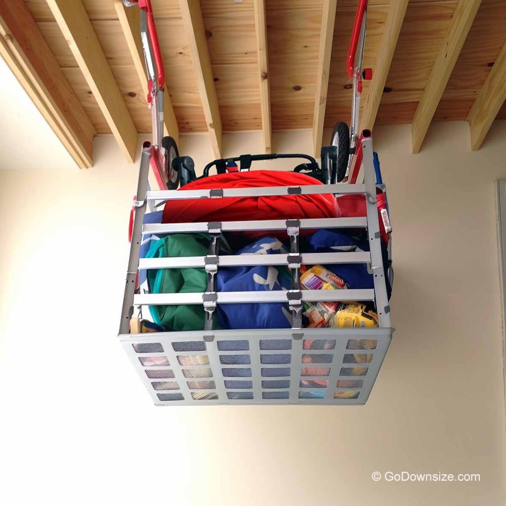 9 Ways To Store Kids' Strollers In Small Spaces | GoDownsize