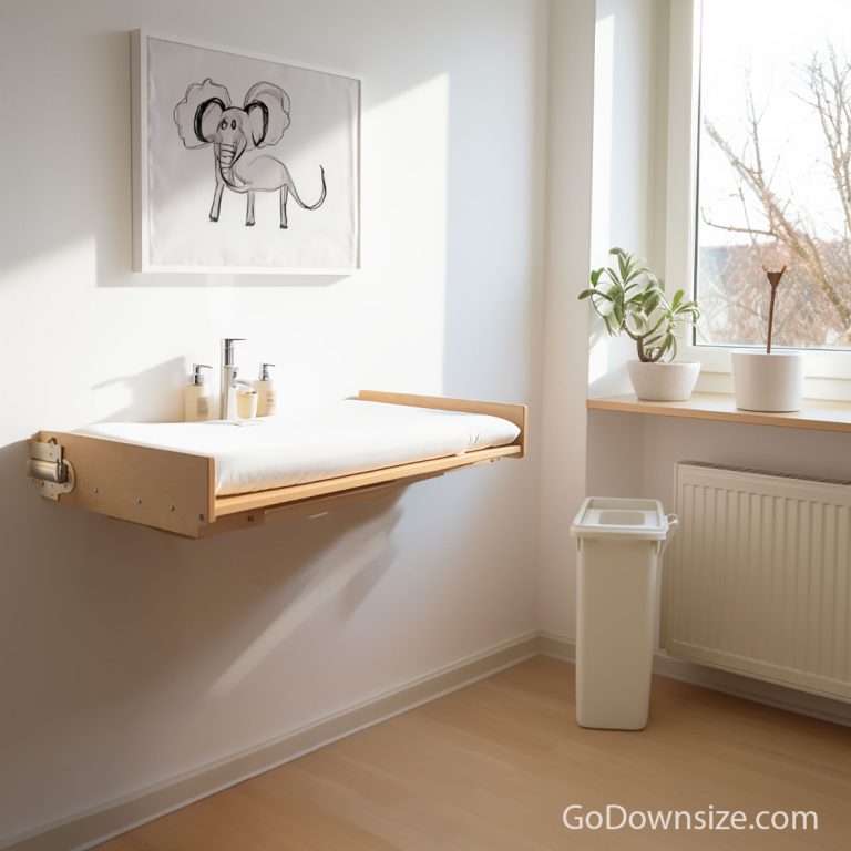 7 Fold-Away Changing Tables You'll Love (Small Spaces) | GoDownsize