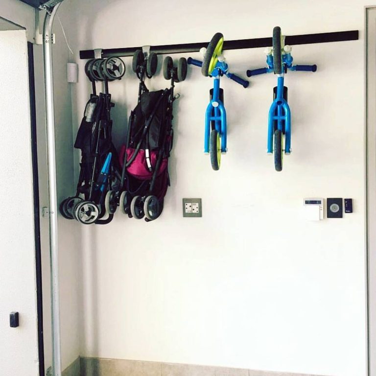 9 Ways To Store Kids' Strollers In Small Spaces | GoDownsize