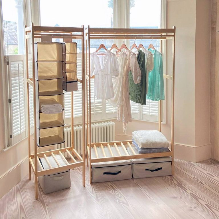 11 Great Storage Ideas For Small Bedroom with No Closet | GoDownsize