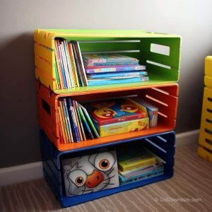 Book Storage For Kids' Rooms: 12 Great Solutions | GoDownsize
