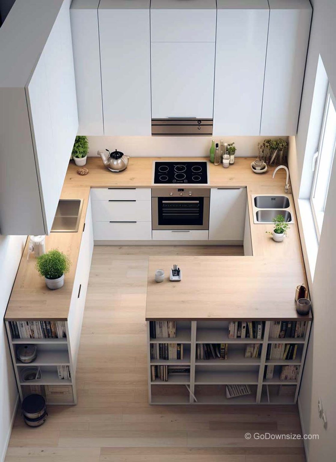 U-Shape Kitchen: 16 Great Layouts That Just Work | GoDownsize