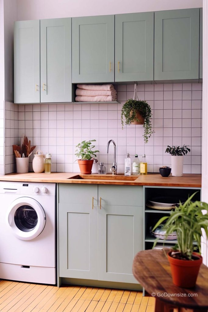 22 Green Kitchen Designs For Small Spaces | GoDownsize