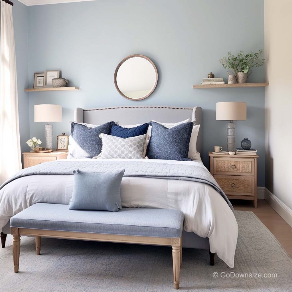 Blue Bedrooms: 20 Stylish Ideas for Small Spaces | GoDownsize