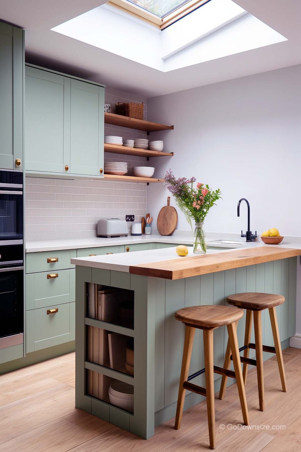 22 Green Kitchen Designs For Small Spaces | GoDownsize