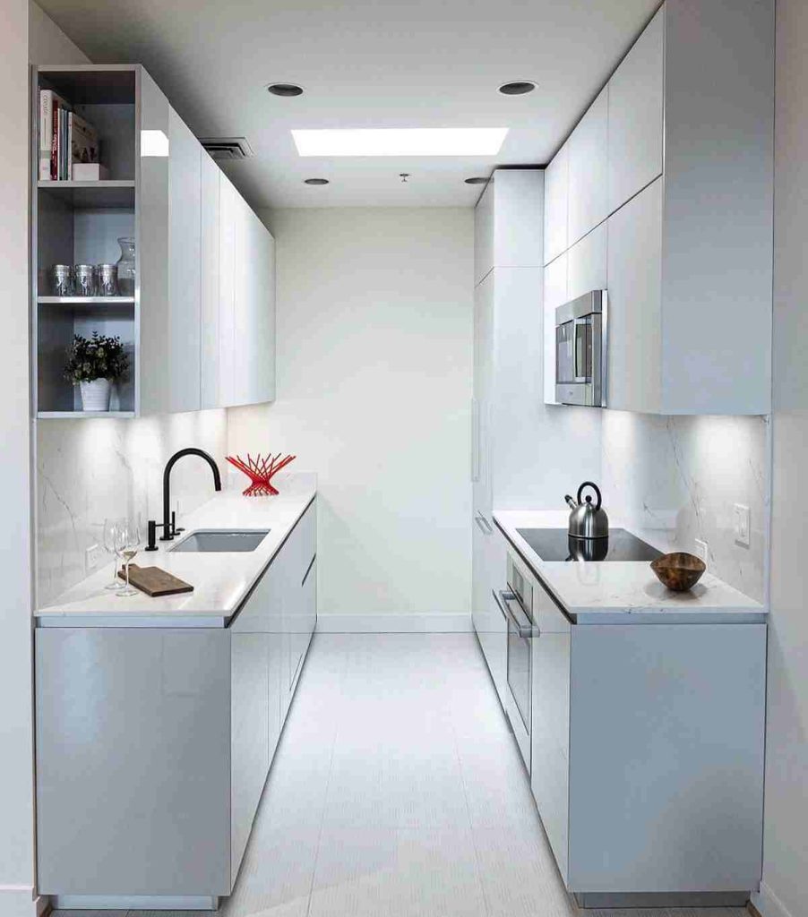14 Small Galley Kitchens That Work Really Well | GoDownsize