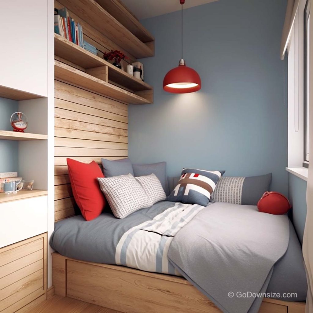 Blue Bedrooms: 20 Stylish Ideas for Small Spaces | GoDownsize