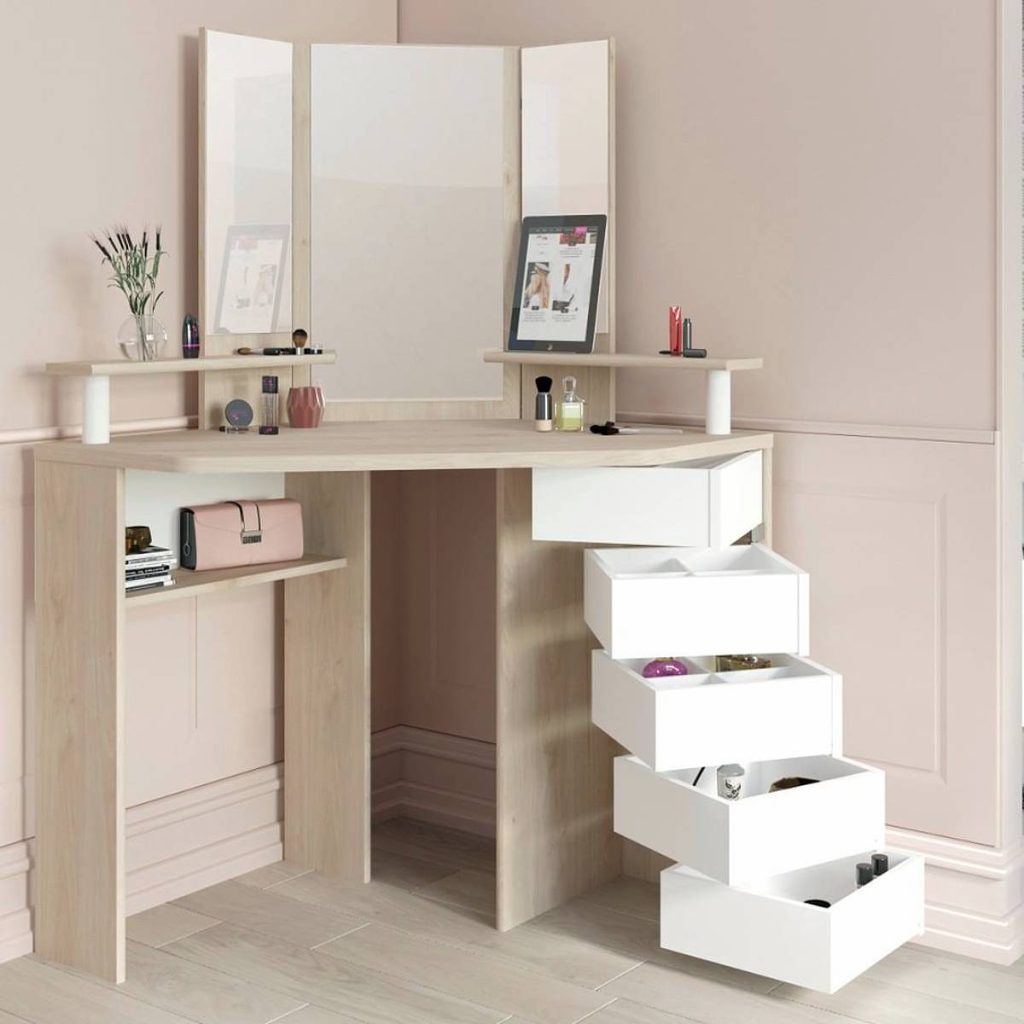 27 Vanity & Dressing Tables That Work Really Well | GoDownsize