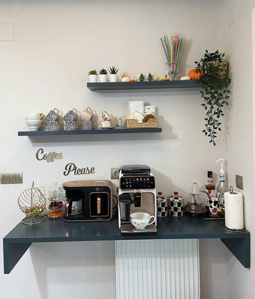 22 Great Coffee Bar Ideas For The Small Home | GoDownsize