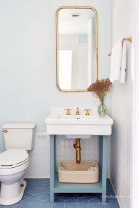 Blue Bathrooms: 26 Stylish Ideas for Small Spaces | GoDownsize