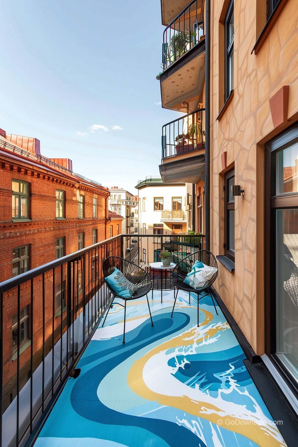 26 Floor Ideas For Small Balconies That Just Work | GoDownsize