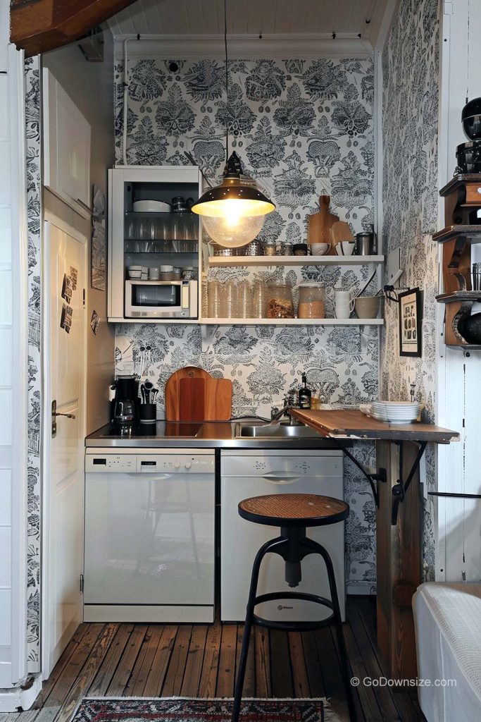 Wallpaper For Small Kitchens: 27 Beautiful Ideas | GoDownsize