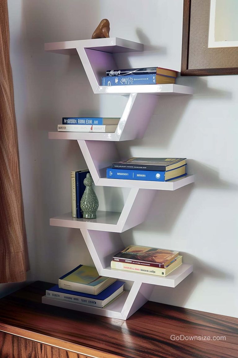 25 Small Bookshelves That Look Amazing | GoDownsize