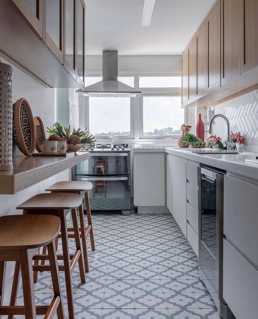 24 Floor Ideas For Small Kitchens That Just Work | GoDownsize