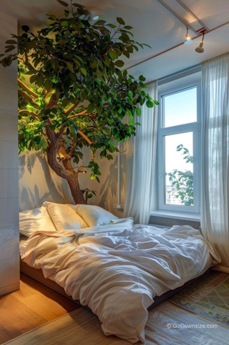 16 Bedrooms With Trees That Just Look Amazing | GoDownsize