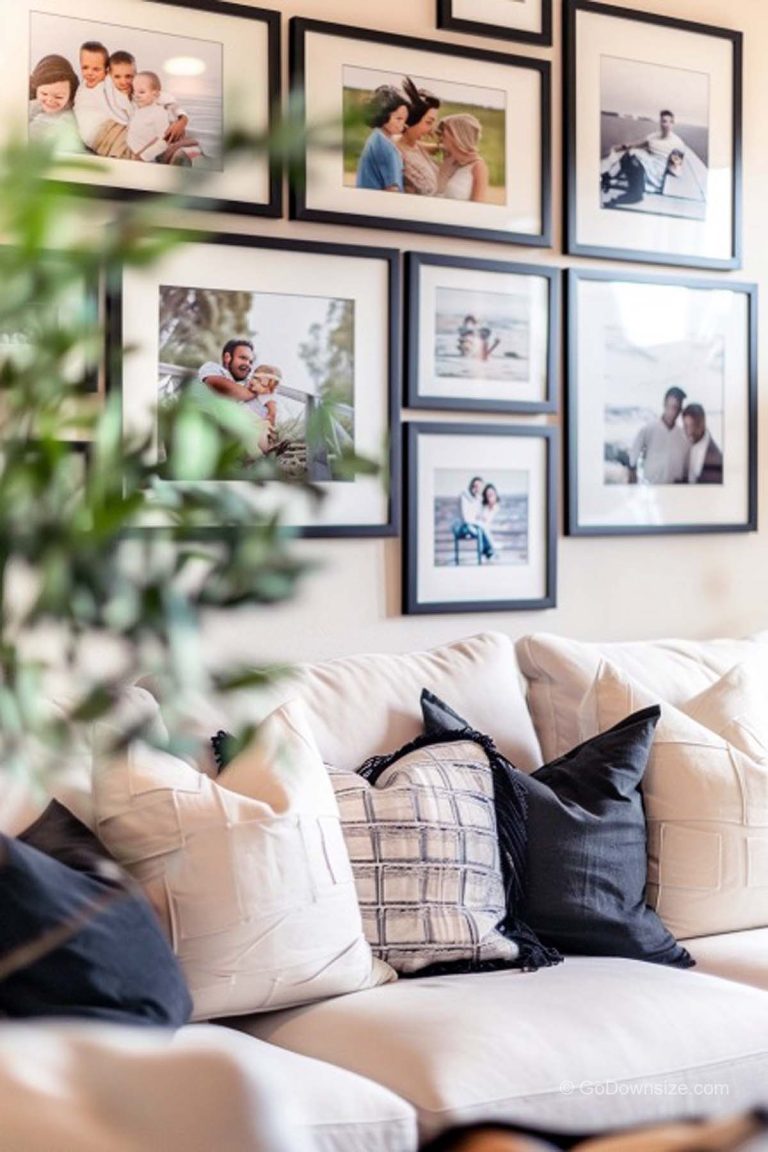 30 Great Gallery Wall Ideas For Small Spaces | GoDownsize