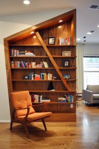 17 Bookshelves for angled walls that look amazing | GoDownsize