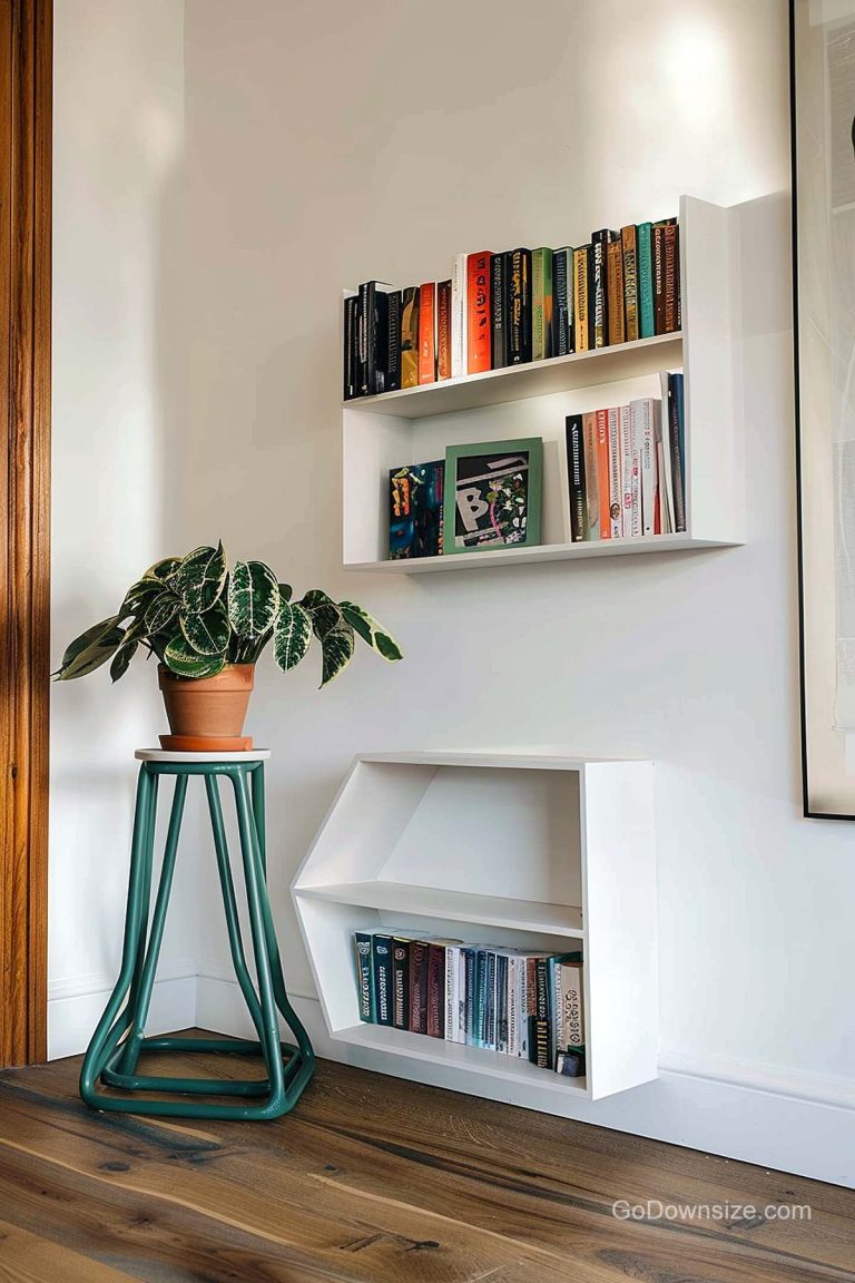 25 Small Bookshelves That Look Amazing | GoDownsize
