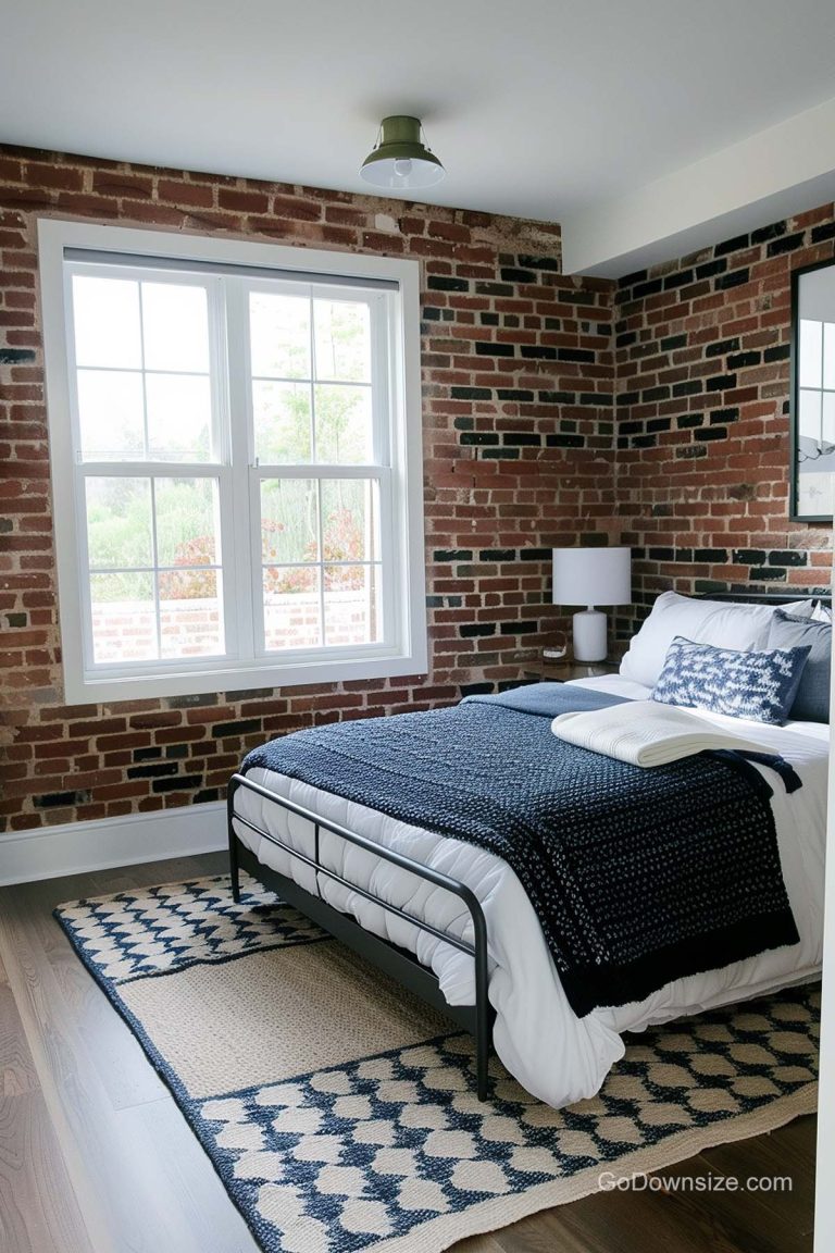 21 Bedrooms With Exposed Brick Walls That Look Great | GoDownsize