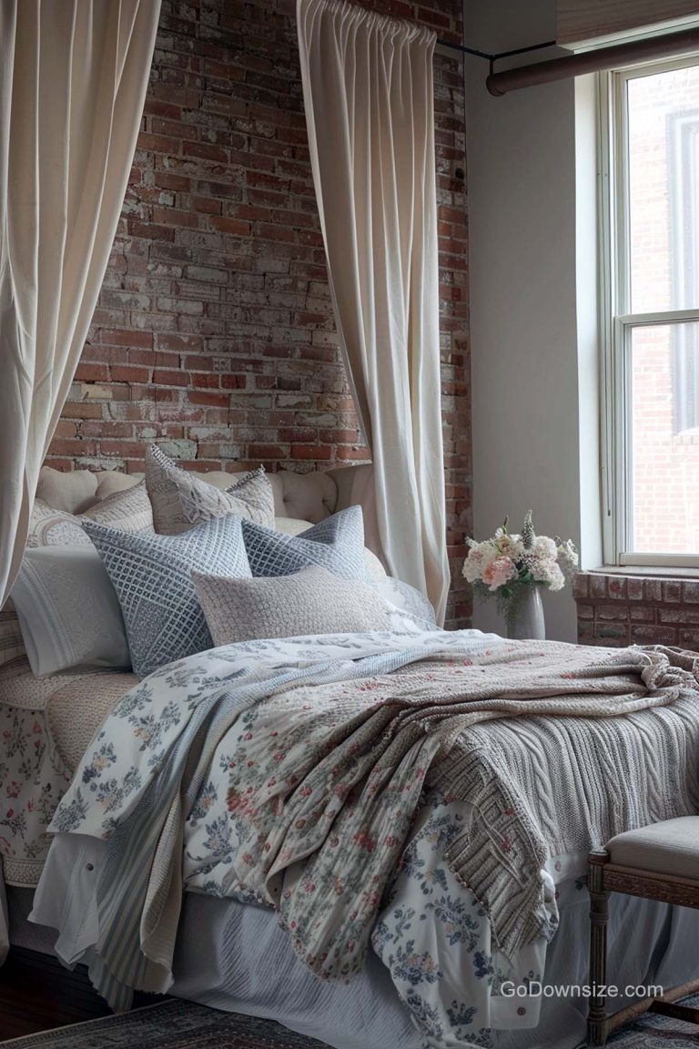 21 Bedrooms With Exposed Brick Walls That Look Great | GoDownsize