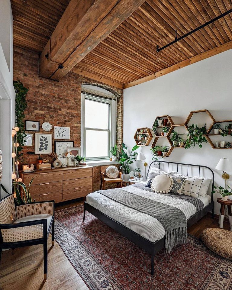 21 Bedrooms With Exposed Brick Walls That Look Great | GoDownsize