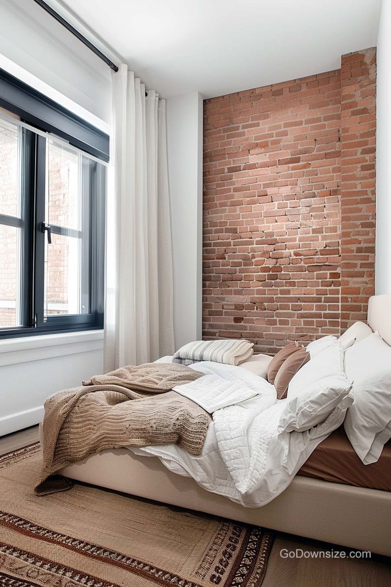 21 Bedrooms With Exposed Brick Walls That Look Great | GoDownsize