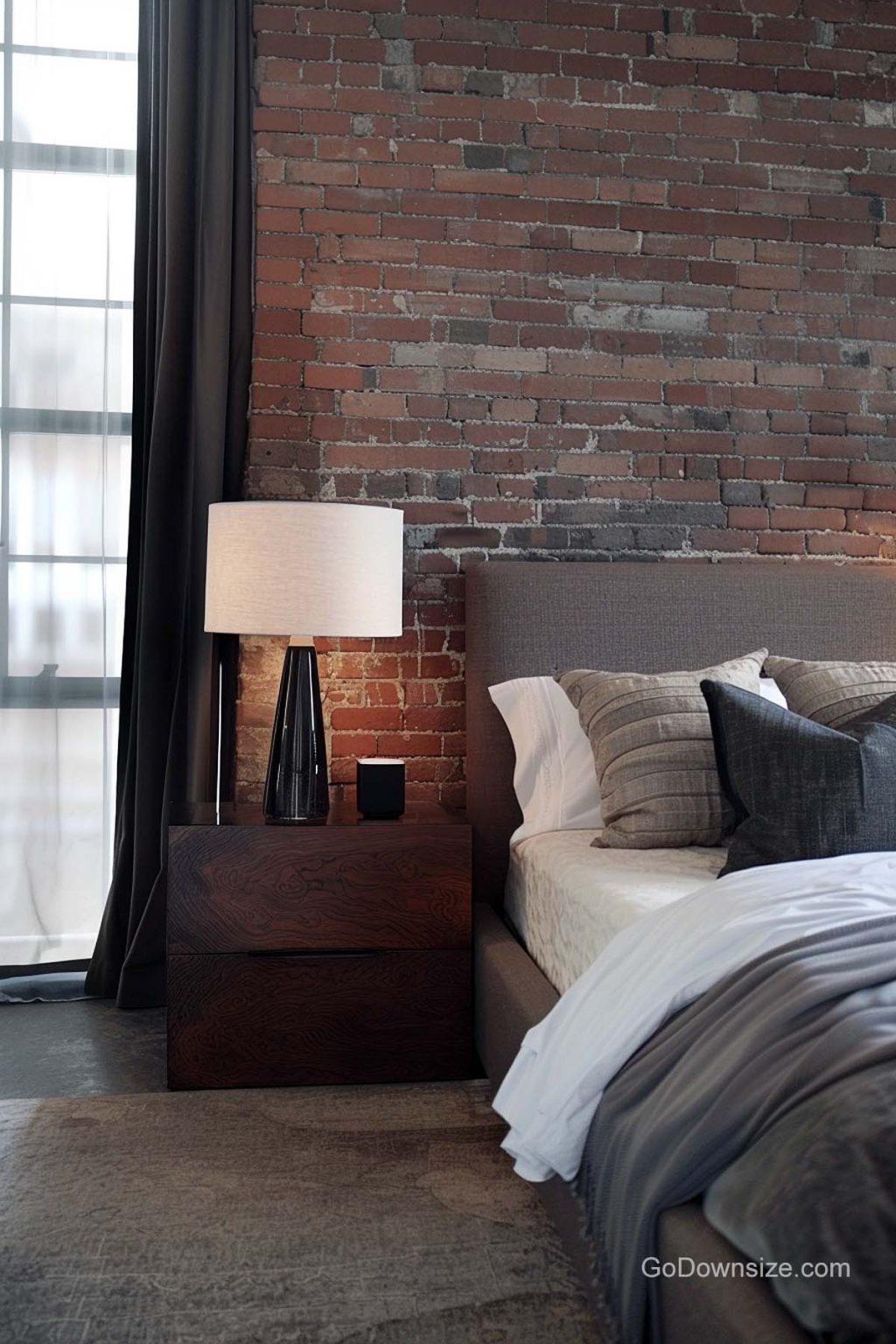 21 Bedrooms With Exposed Brick Walls That Look Great | GoDownsize