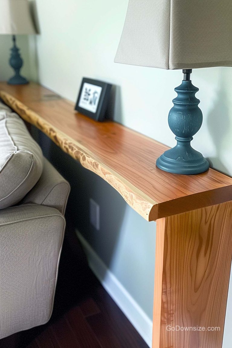 29 Alternative Sofa Tables That Just Work (Small Spaces) | GoDownsize