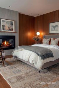 19 Bedrooms With Electric Fireplaces That Look Great | GoDownsize